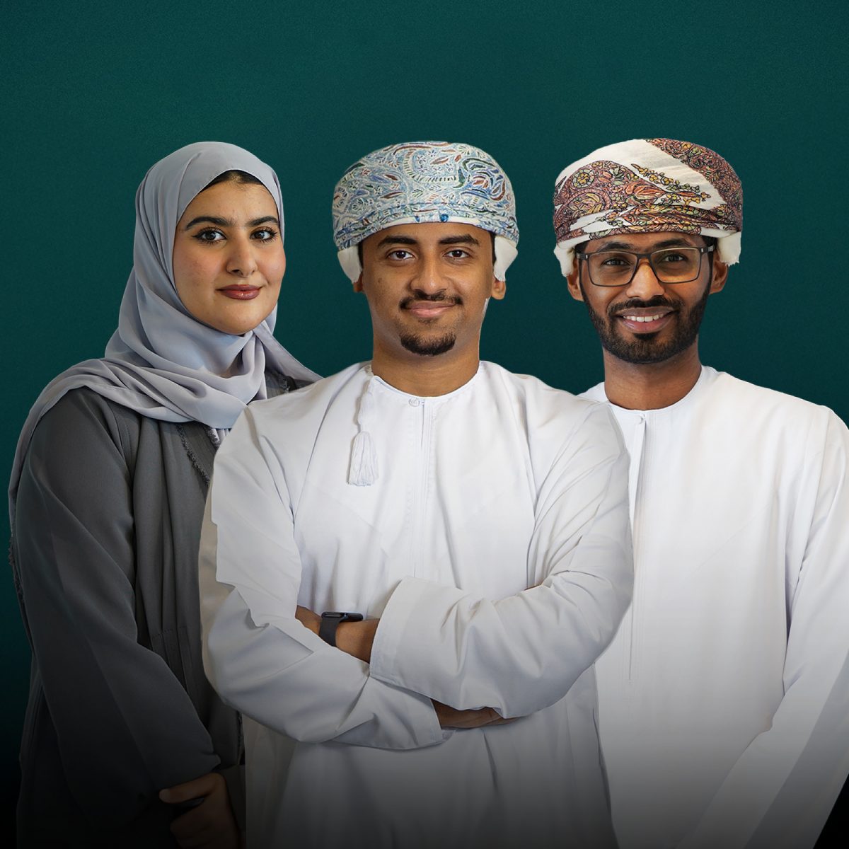 Qais Al Jedyani, Ahmed Al Ojaili, Ghadeer Al Dhuhli - 30 Under 30 2024 ...